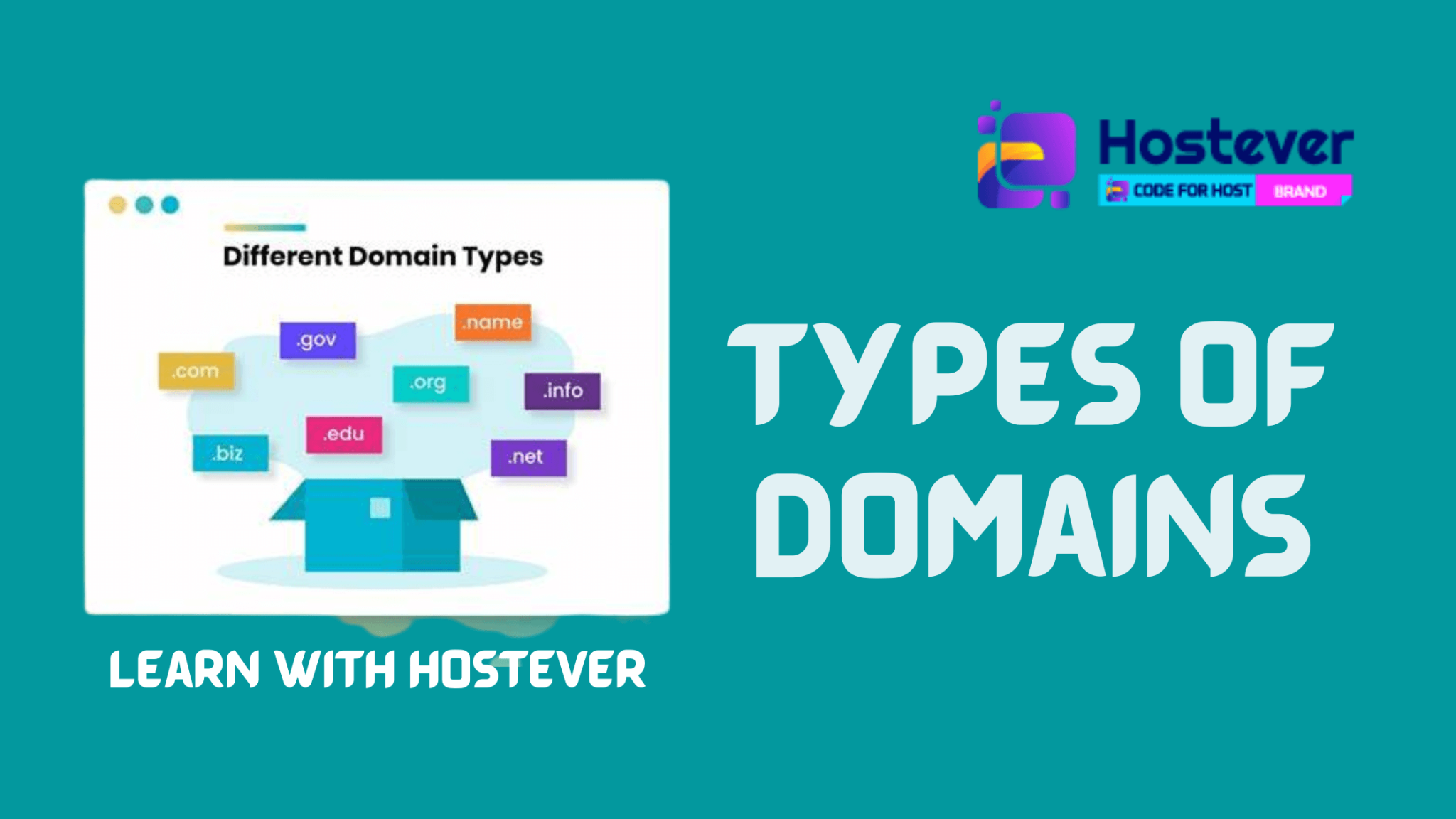 বর্তমানে কত ধরনের TLD বা Domain Name আছে? - Learn With Hostever